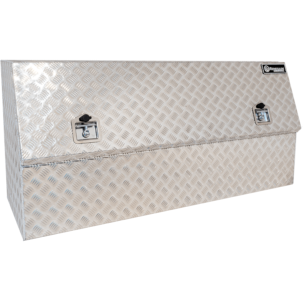 Renegade Industrial 1500mm Checker Plate Aluminium High Side Ute Tool ...