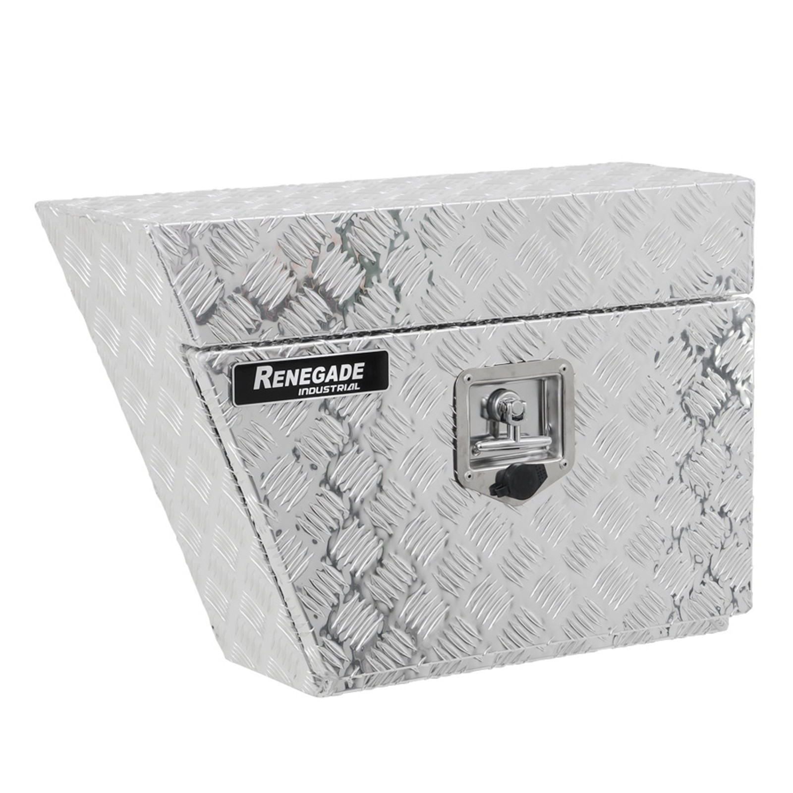 Renegade Industrial 610mm Left Hand Checker Plate Aluminium Under Tray