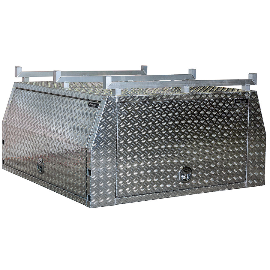 Renegade Industrial 1800mm 3 Door 3PLS Checker Plate Aluminium Ute ...