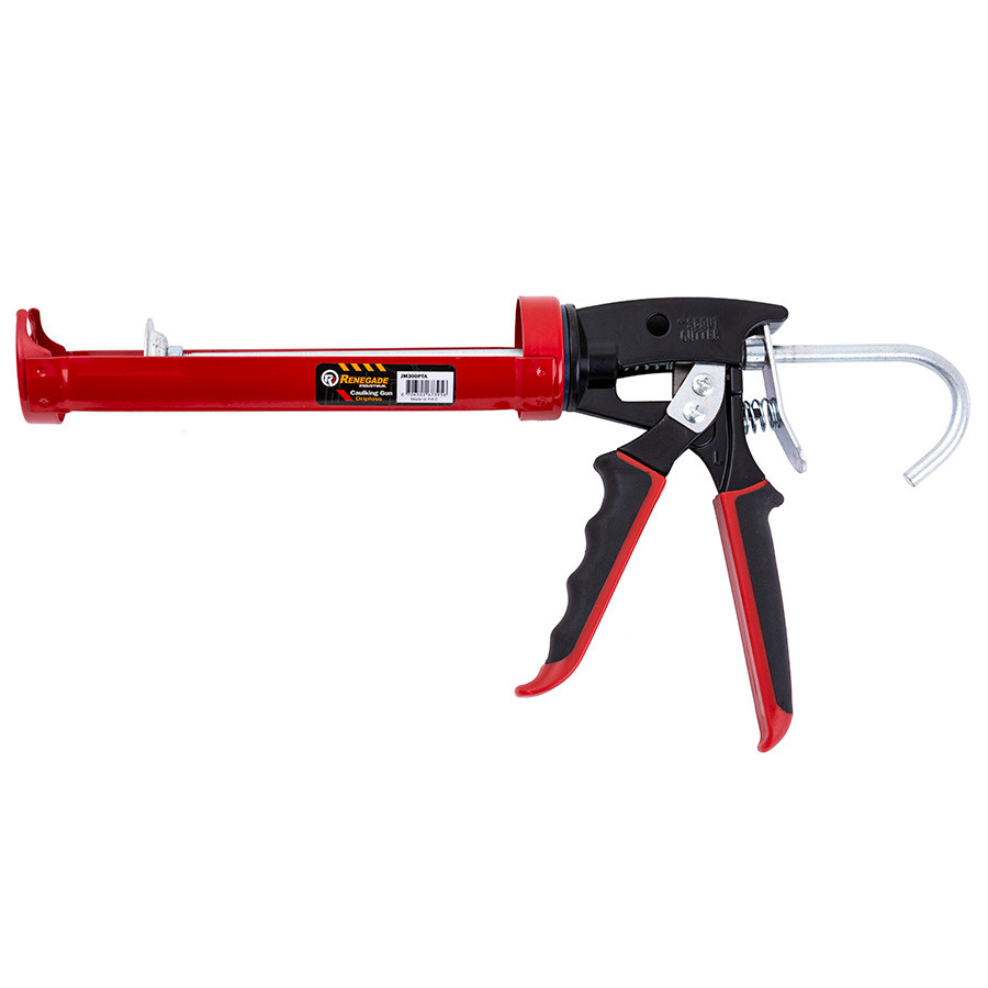 Renegade Industrial Heavy Duty Dripless Caulking Gun With Tip Cutter ...