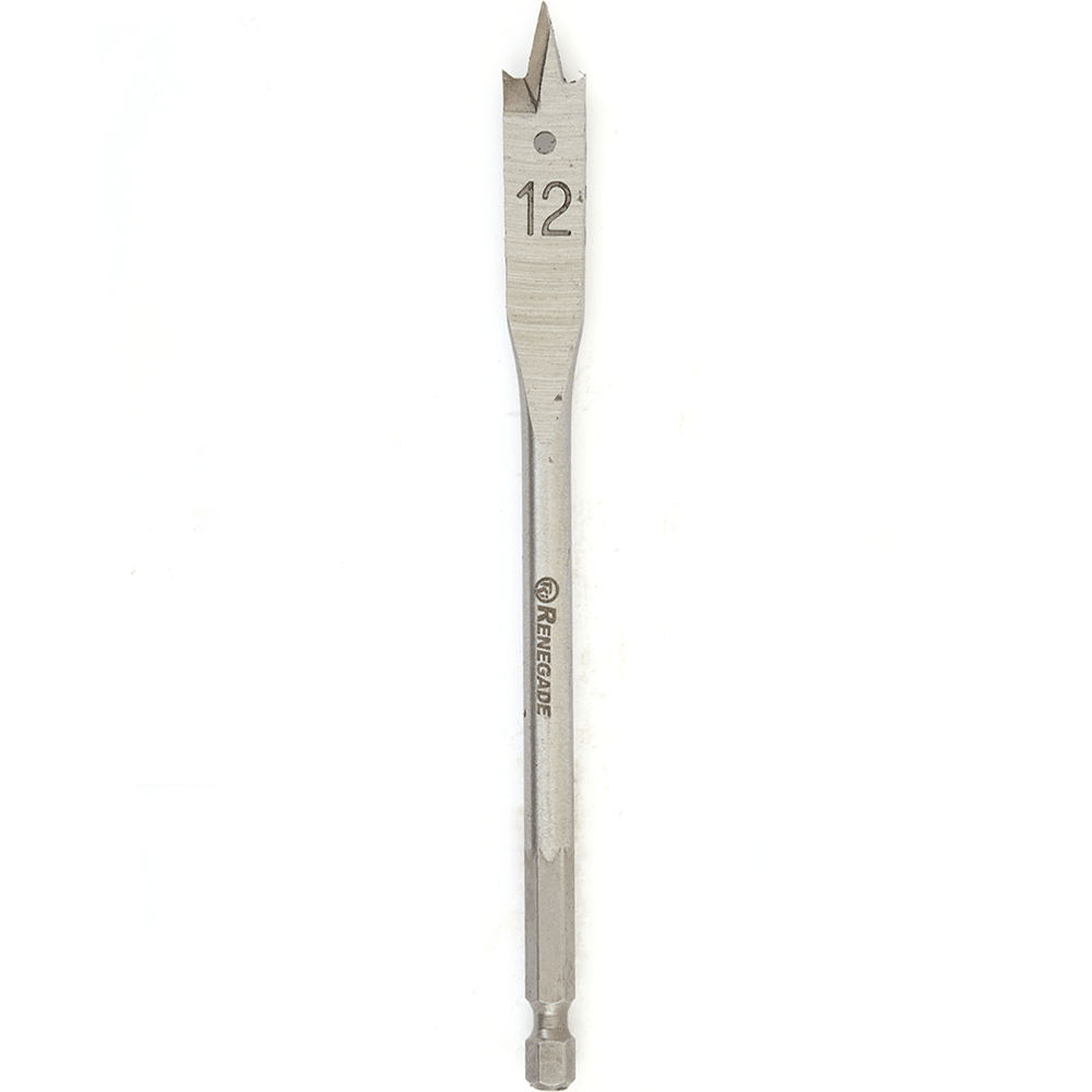 Renegade Industrial 12mm Timber Cut Spade Bit - RISB12 | TradeTools