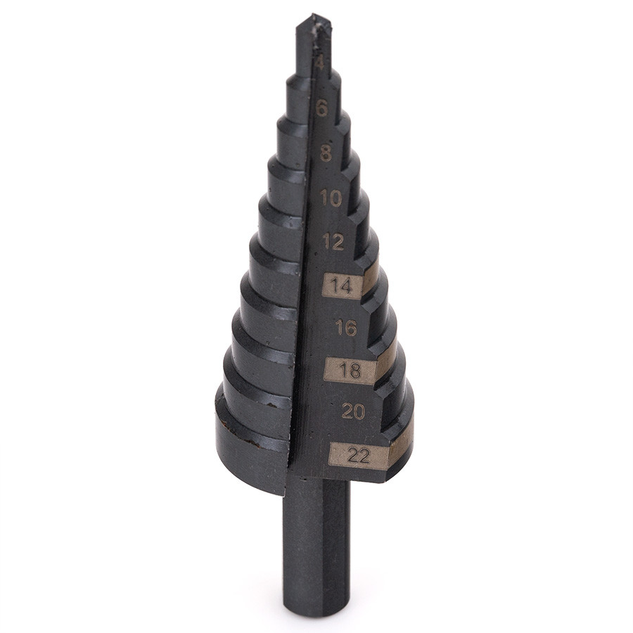 Renegade Industrial 4-22mm Straight Flute Step Drill Bit - RISDB422 ...