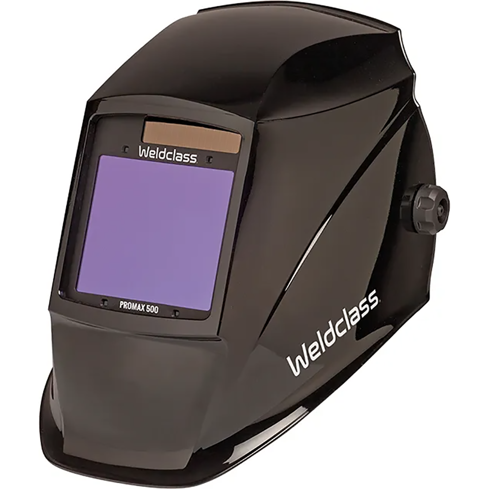 Weldclass PROMAX 500 Black Stealth Super Size View Auto Welding Helmet ...