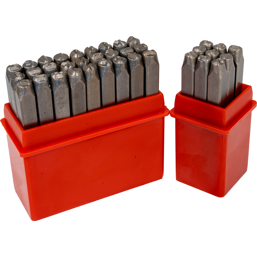 Renegade Industrial 36 Piece 4mm A-Z Letter & 0-9 Number Punch Set ...