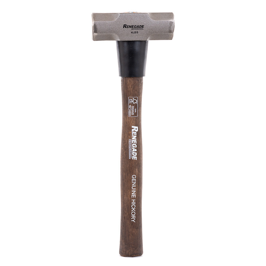 Renegade Industrial 1.8Kg (4Lb) Timber Handle Mini Sledge Hammer ...