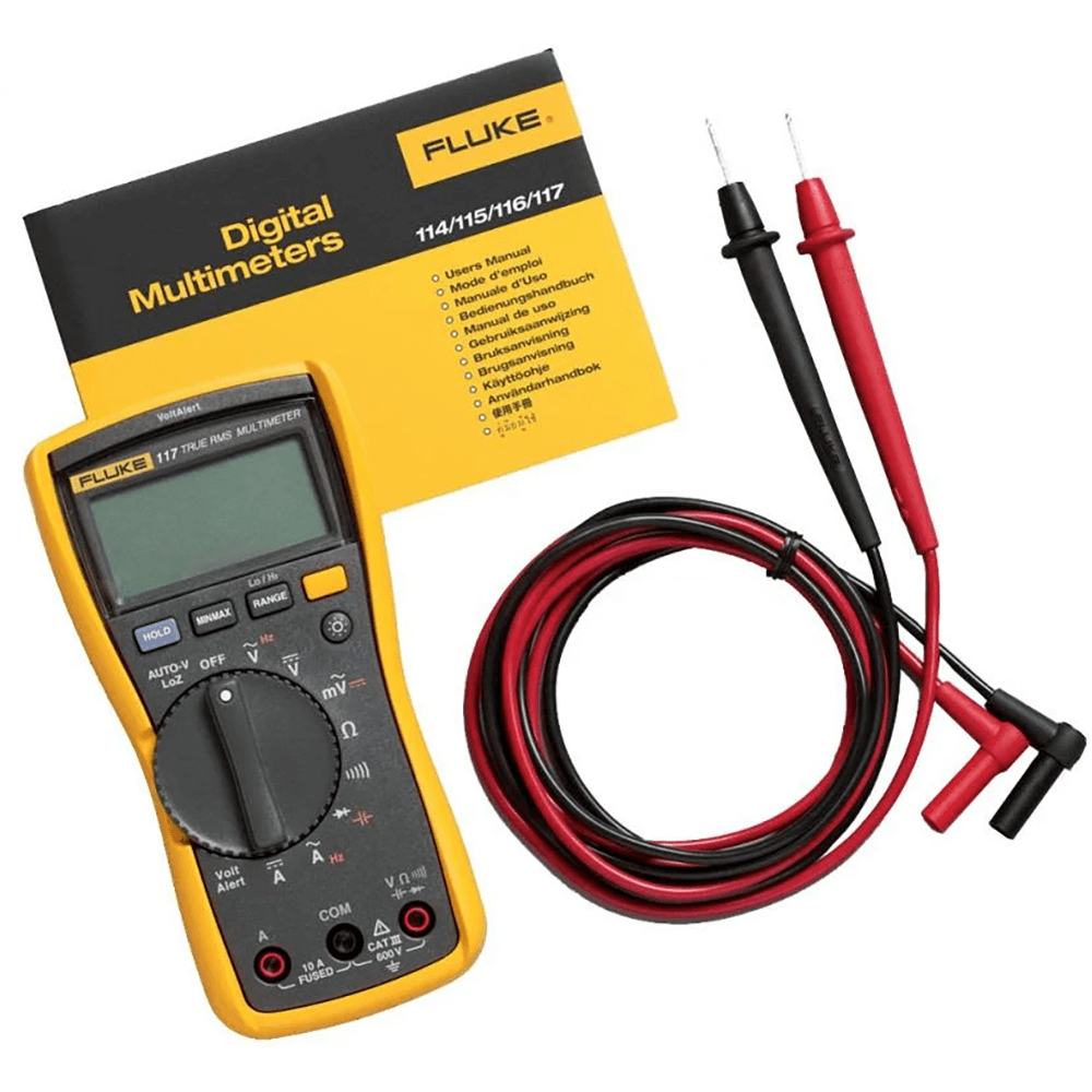 Fluke 117 True-RMS CAT III 600V Electrician's Multimeter With Non ...