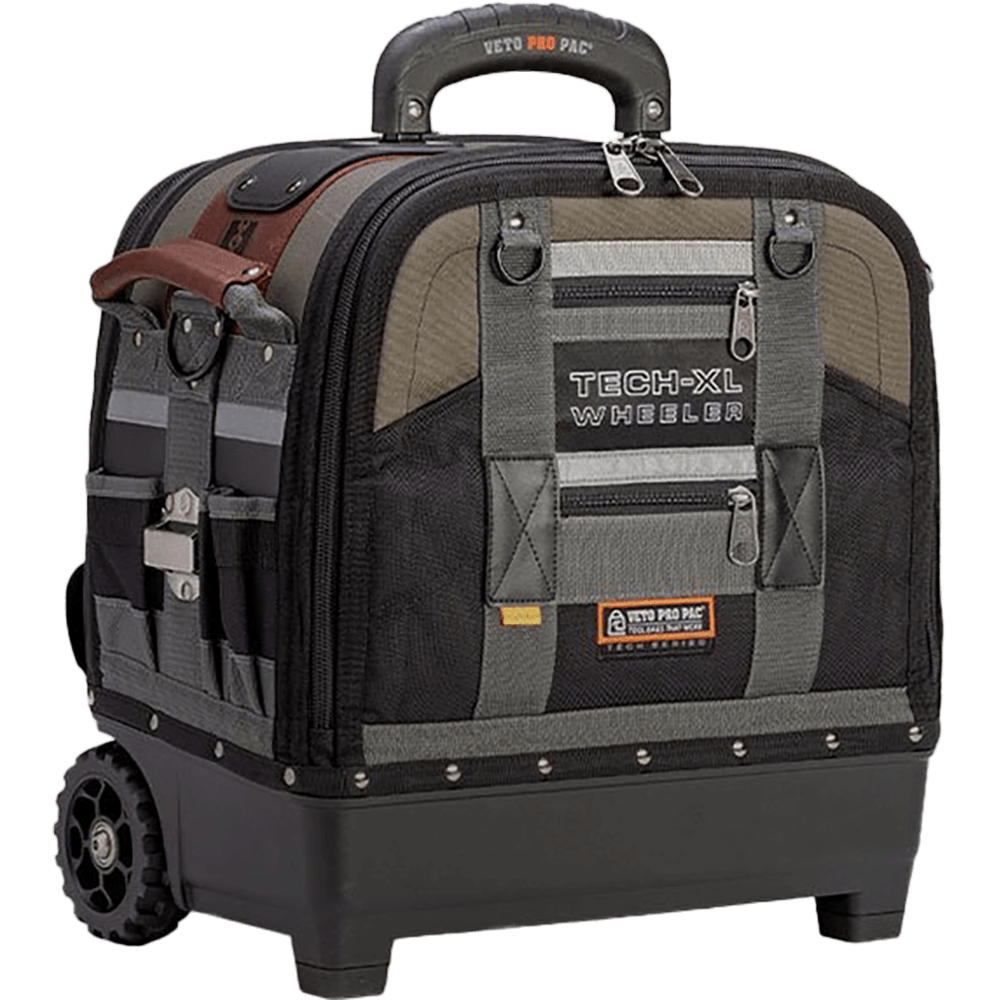 Veto Pro Pac TECH-XL WHEELER HVAC Tech Tool Bag With Wheels ...