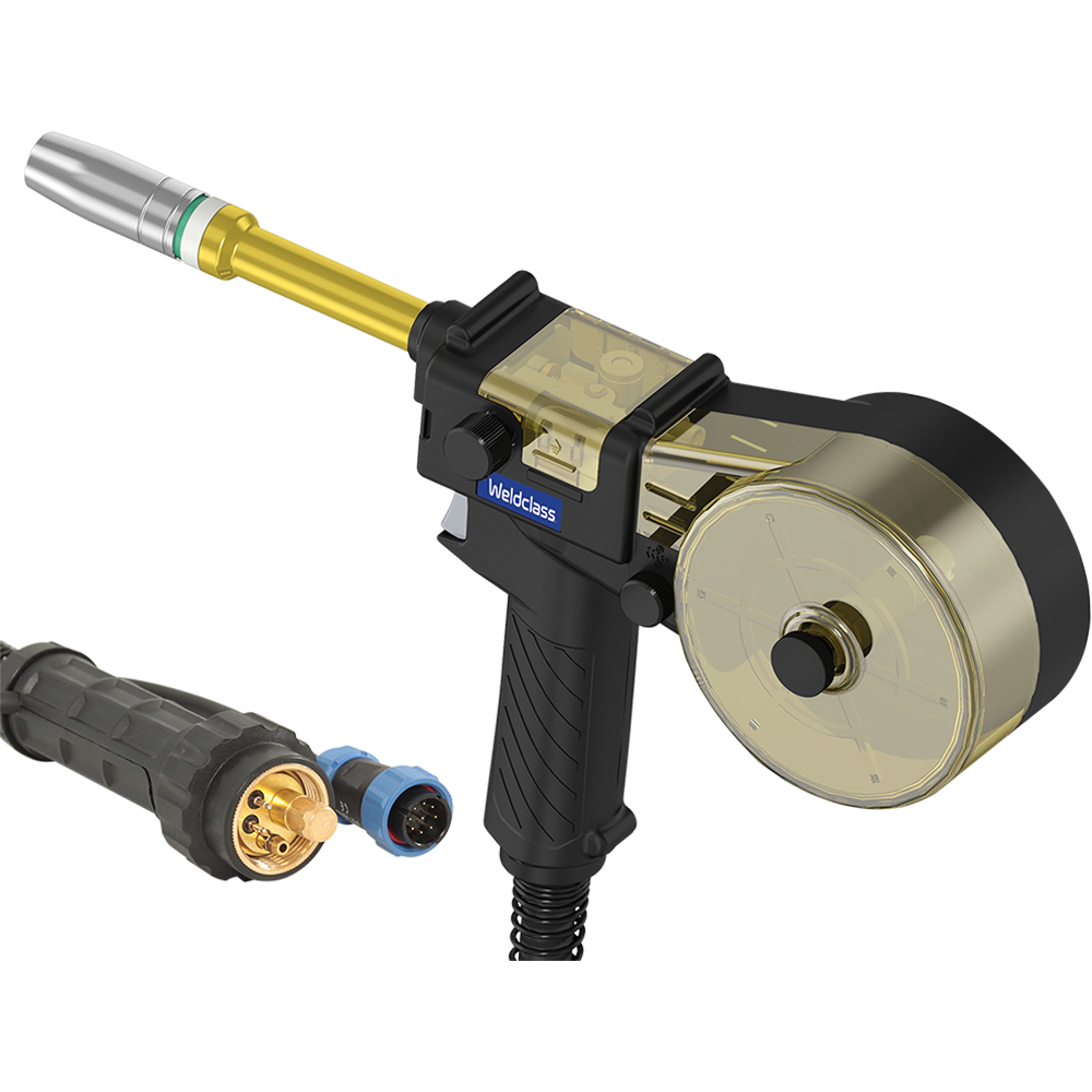 Weldclass 230A Binzel 25 Style 8M Euro Connection 9-Pin Plug MIG Torch ...