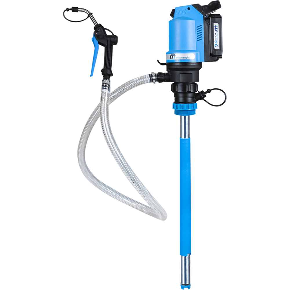 Macnaught 18V 2.0Ah Battery Operated 60/205L Drum Universal Pump ...