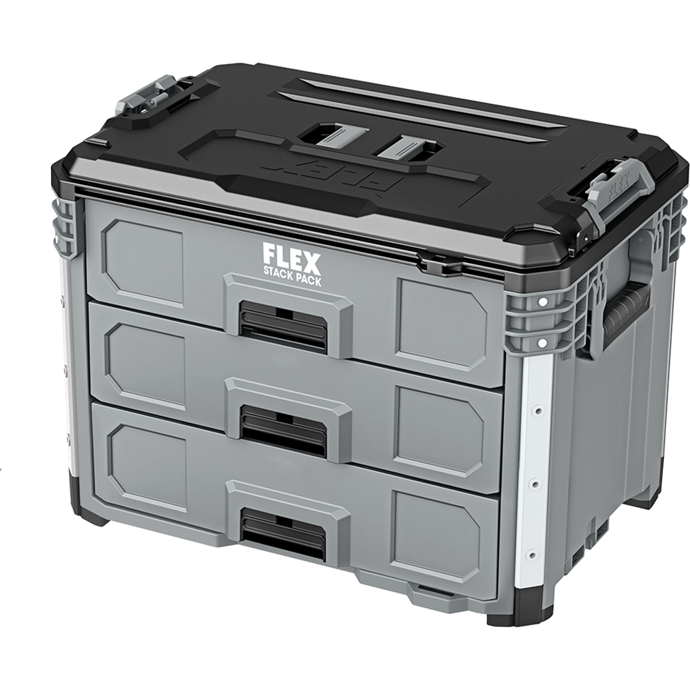 FLEX STACK PACK 3-Drawer Tool Box - FSA1105 | TradeTools