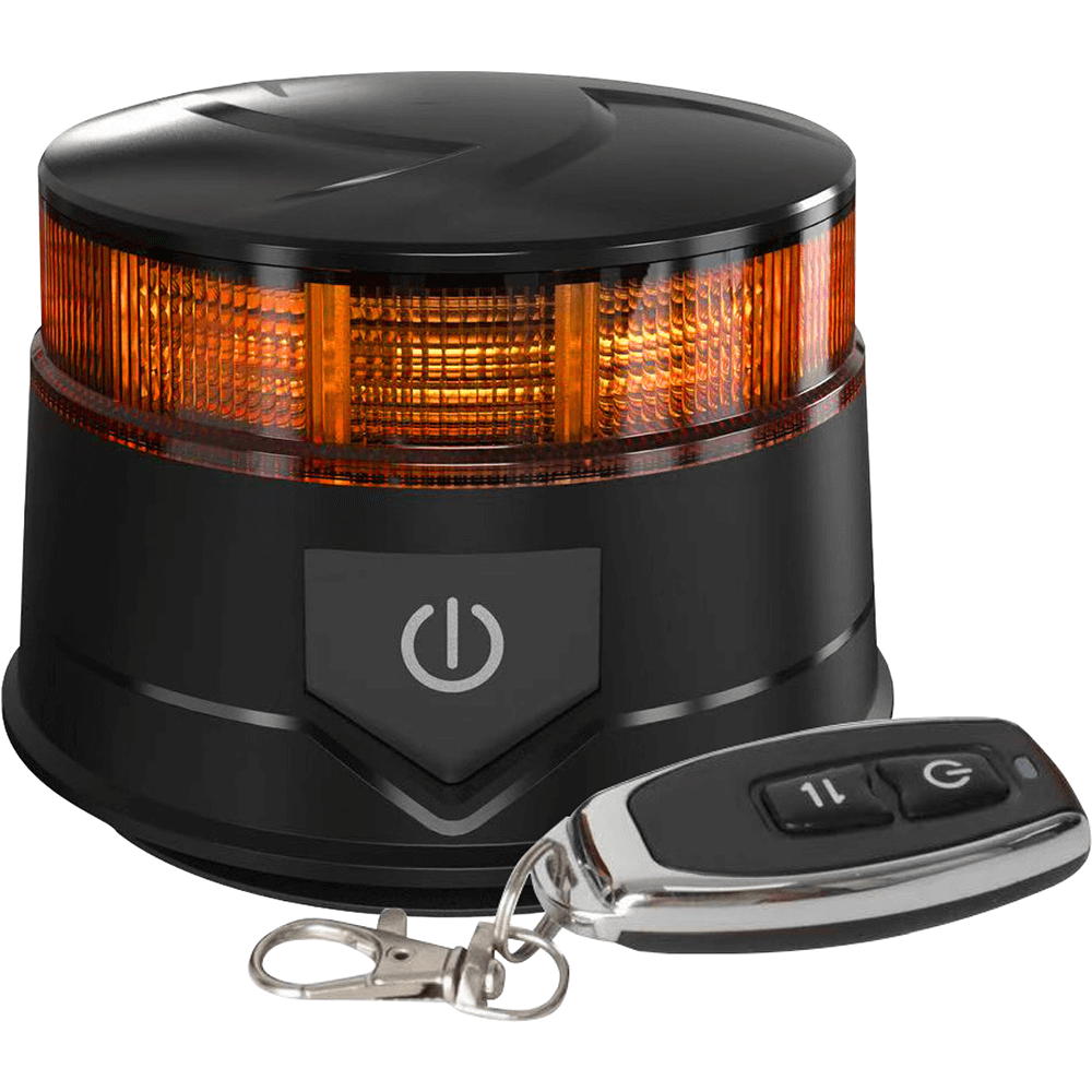 Autobacs Crossfire Rechargeable LED Magnetic Mount Beacon With Remote ...