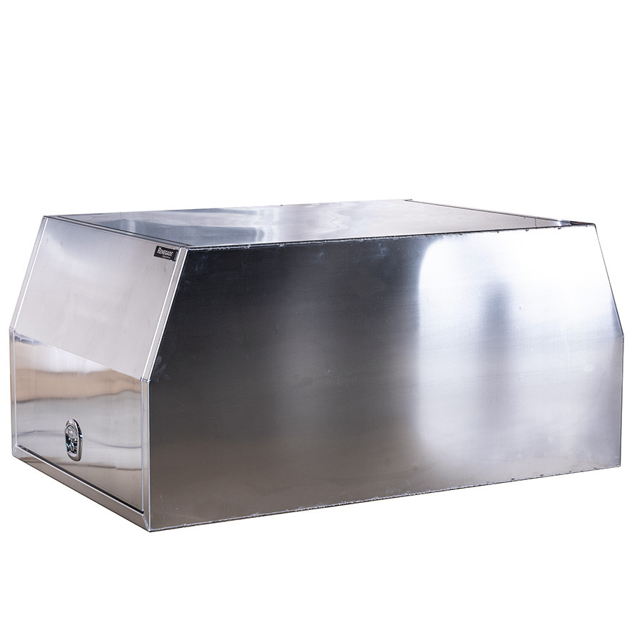 Renegade Industrial 1200mm 2 Door 3PLS Flat 2.5mm Aluminium Ute Canopy ...