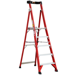 Fibreglass Platform Ladders | TradeTools