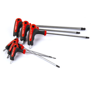 Force 6 Piece Ball Drive T-Handle Hex Key Set - 50637 | TradeTools