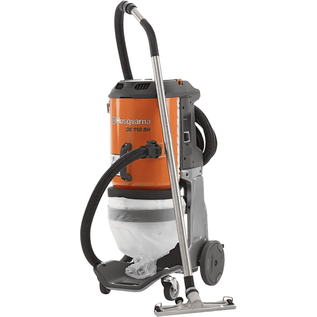 Husqvarna DE 110 SH 0.9kW H-Class HEPA Dust Extractor Vacuum - DE110SH ...