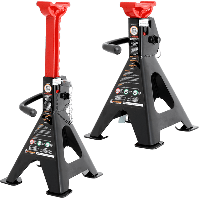Renegade Industrial 1700Kg Car Jack & Car Jack Stand Combo Kit ...