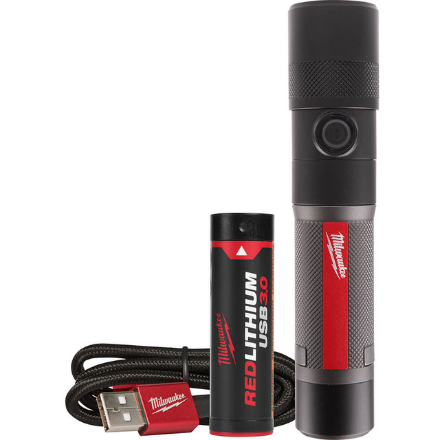 Milwaukee REDLITHIUM USB Rechargeable 1100L Twist Focus Flashlight 3 ...
