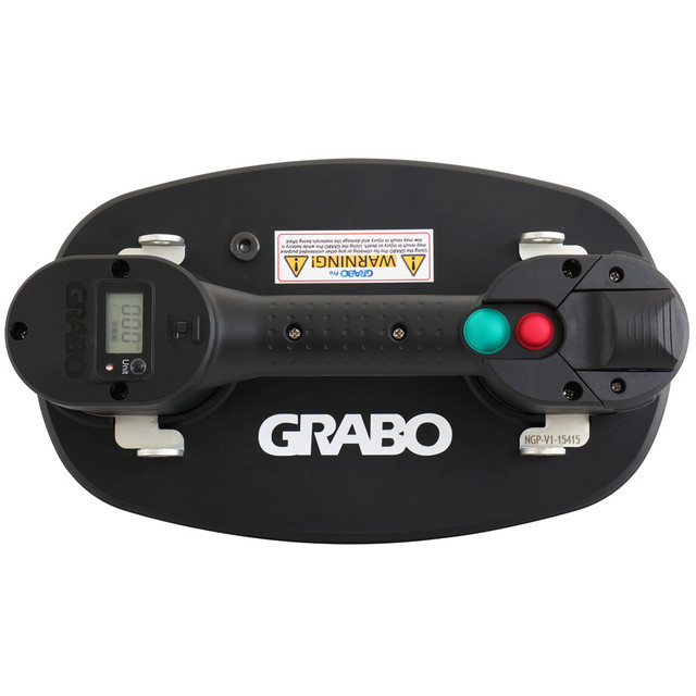 Grabo Pro Portable Cordless Vacuum Lifter Suction Cup With Digital ...