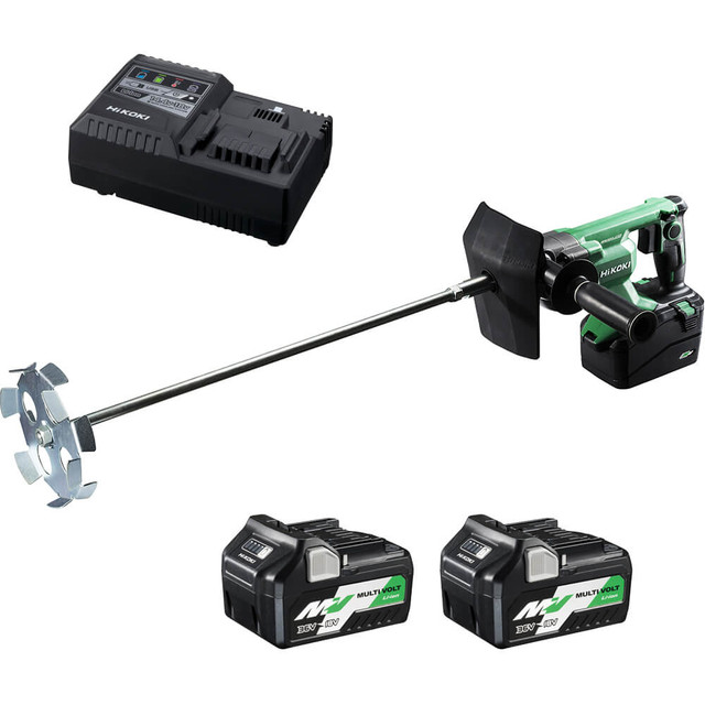 HiKOKI 36V 2.5Ah/5.0Ah MultiVolt Brushless Cordless Mixer Stirrer Kit ...
