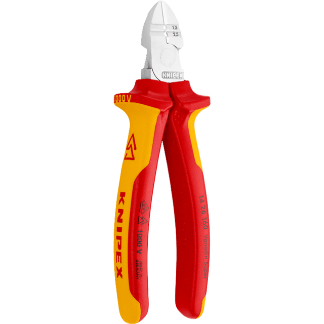 Knipex 1000V Insulated 160mm Diagonal Insulation Stripper - 1426160 ...
