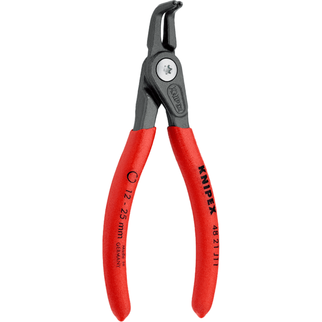 Knipex 130mm Internal 12-25mm 90 Degree Bent Precision Circlip Pliers ...