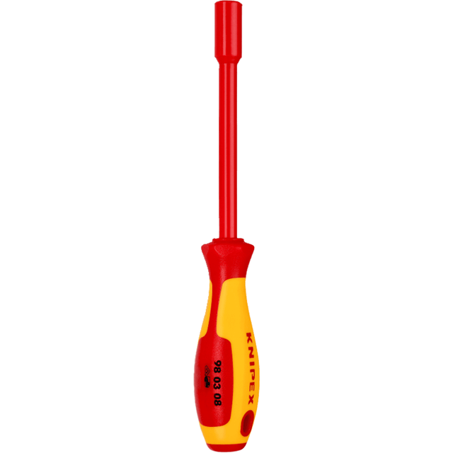 Knipex 1000V Insulated 8mm x 237mm Nut Driver With Screwdriver Handle ...