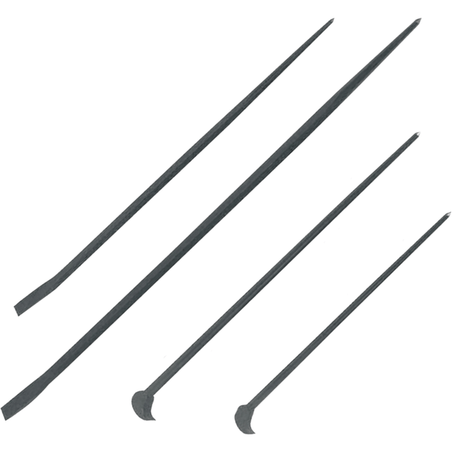 Sidchrome 4 Piece Pry & Rolling Head Bar Set - J2100 | TradeTools