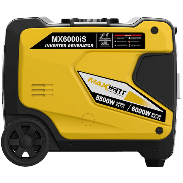 Maxwatt 6kVA 6000W Pure Sine Wave Digital Inverter Generator - MX6000IS ...