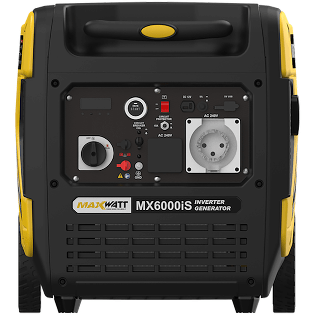Maxwatt 6kVA 6000W Pure Sine Wave Digital Inverter Generator - MX6000IS ...