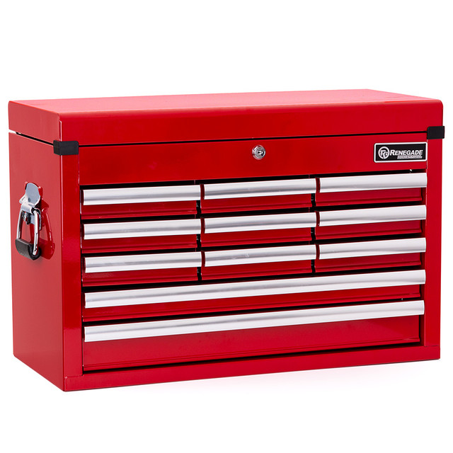 Renegade Industrial 11 Drawer Top Box Tool Chest - RI222-11BX | TradeTools