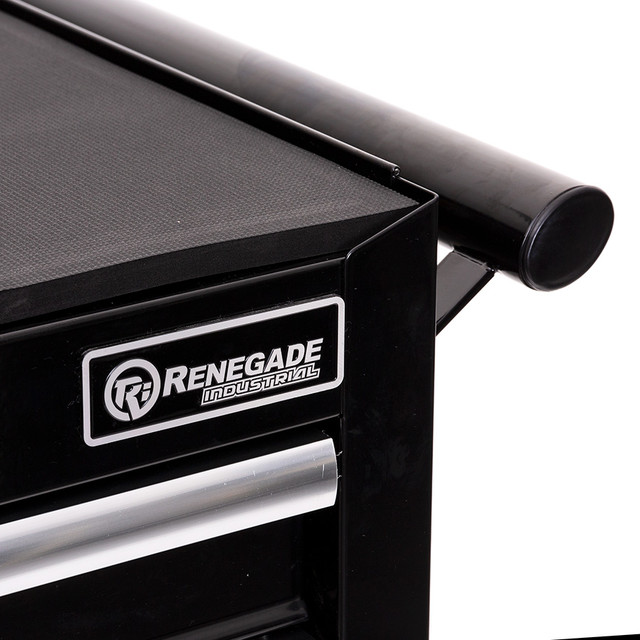 Renegade Industrial 7 Drawer Black Tool Cabinet - RI26-7BLA | TradeTools