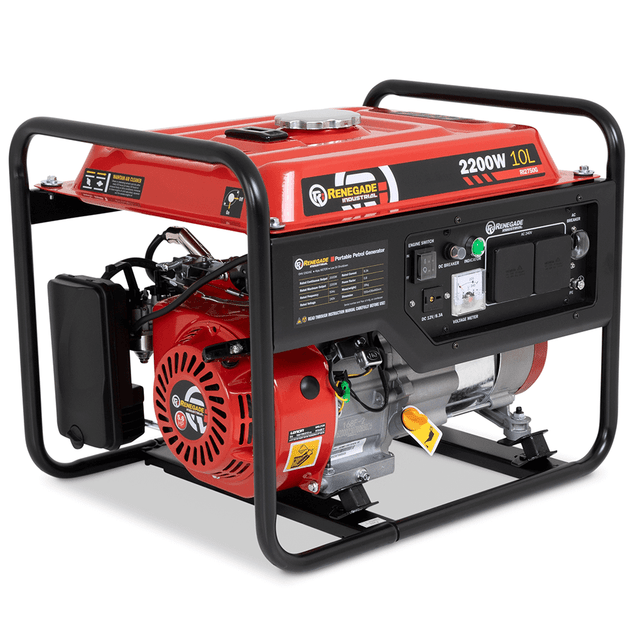 Renegade Industrial 2200W 5.5HP Portable Petrol Generator - RI2750G ...