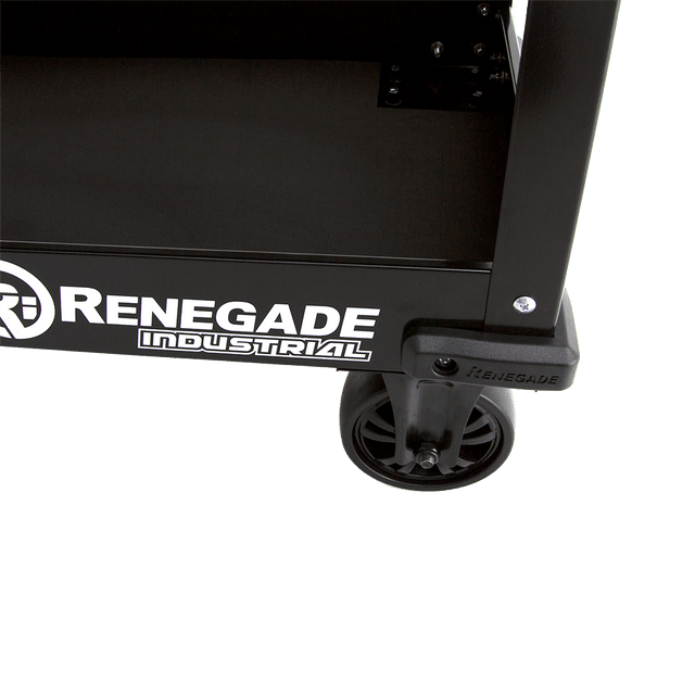 Renegade Industrial Single Drawer Black Tool Trolley - RI28-1XBLA ...