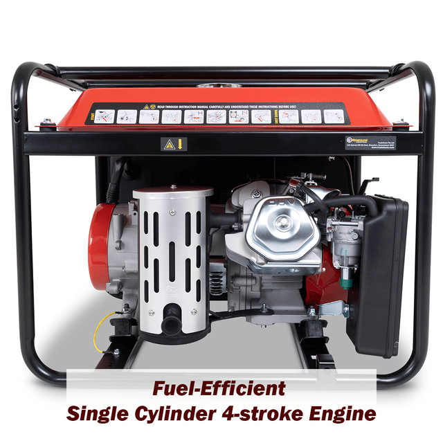 Renegade Industrial 5500W 11HP Portable Petrol Generator - RI6800G ...