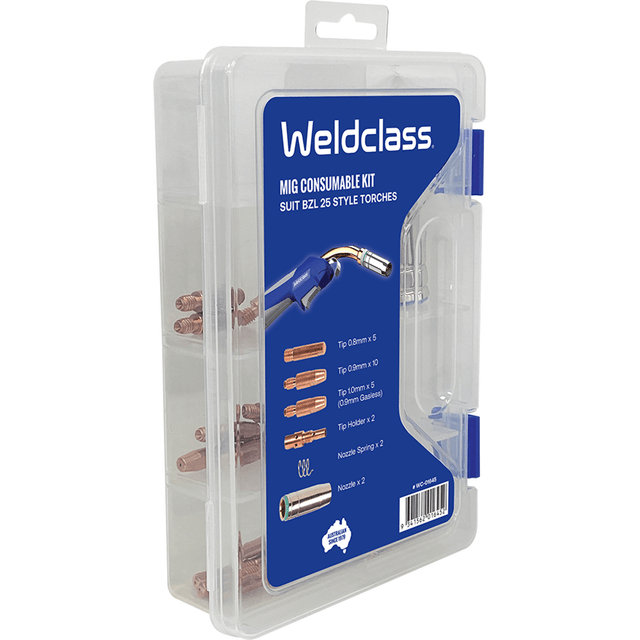 Weldclass MB25 Binzel Style MIG Consumable Kit - WC-01645 | TradeTools