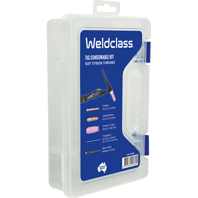 Weldclass 17/18/26 Standard TIG Consumable Kit - WC-01660 | TradeTools