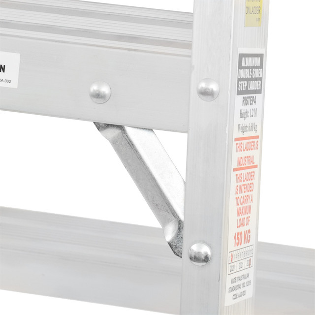 Renegade Industrial 8' 2.4M 150Kg Rated Double Sided Aluminium Step ...