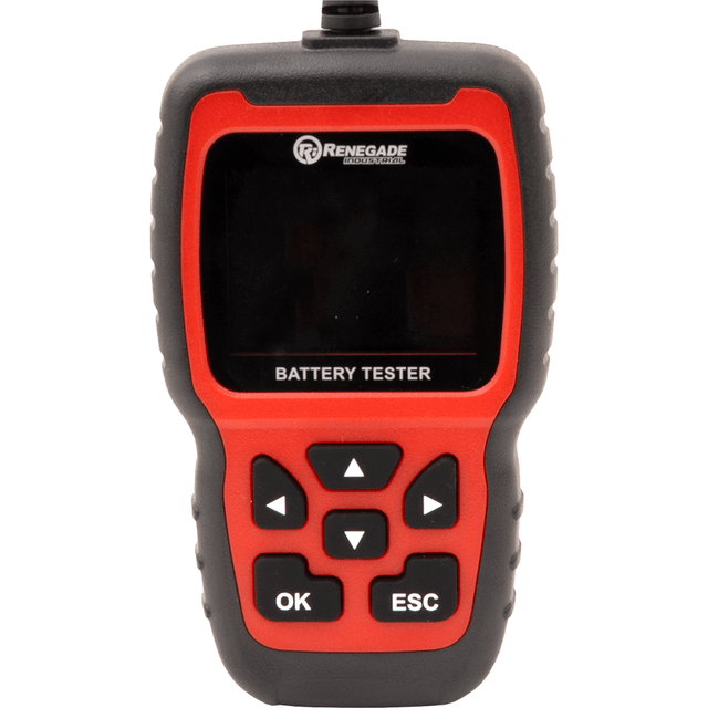 Renegade Industrial Battery & Crank Tester With Clamps 100 To 2000CCA ...