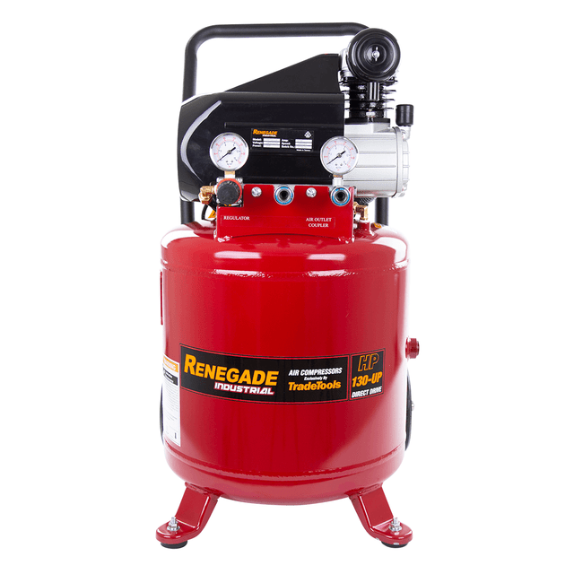 Renegade Industrial 2HP 130LPM Upright Air Compressor - HP130-UP ...