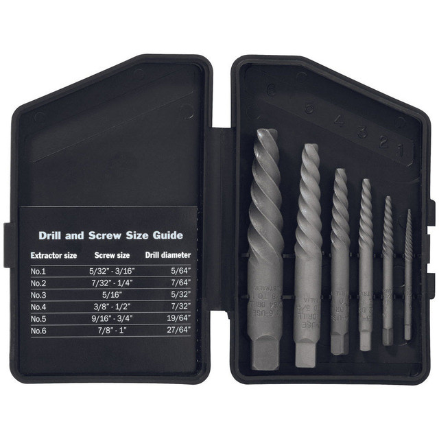 Sutton 6 Piece Screw Extractor Set - M603S15A | TradeTools