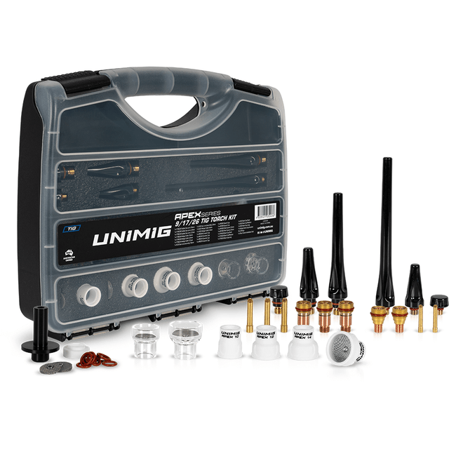 UNIMIG APEX Series 9/17/18/20/26 TIG Torch Consumable Starter Kit ...