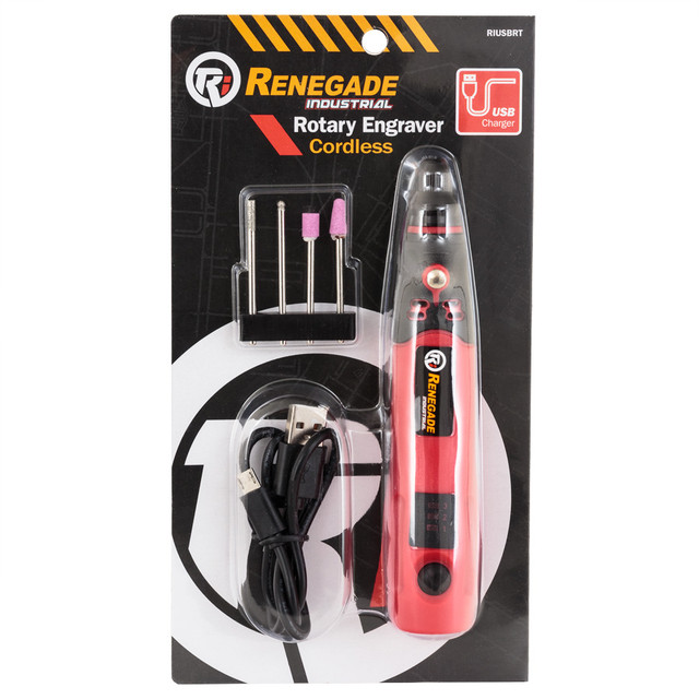 Renegade Industrial 3.6V USB Rotary Tool Engraver - RIUSBRT | TradeTools