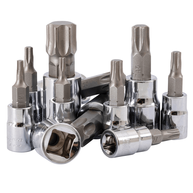 Renegade Industrial 1/4" & 3/8" Drive 11 Piece Torx Socket Set ...