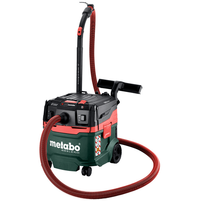 Metabo 36V (18x2) 20L Cordless L-Class Wet & Dry Dust Extraction Vacuum ...