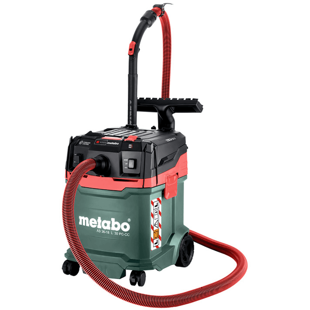 Metabo 36V (18x2) 30L Cordless L-Class Wet & Dry Dust Extraction Vacuum ...