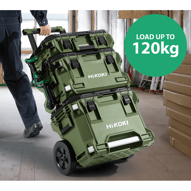 HiKOKI Multi Cruiser 3 Piece Stackable Tool Storage Box Combo Set ...