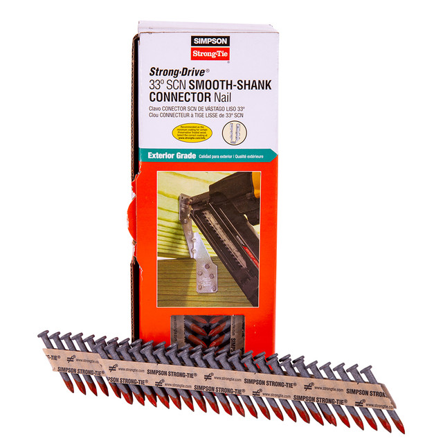 Simpson Strong-Tie 38mm x 3.75 Galvanized Connector Nails - N10HDGPT500 ...