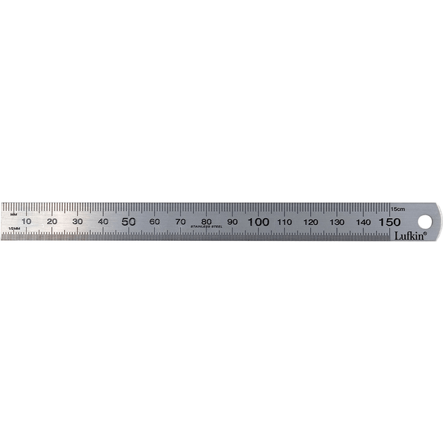 Lufkin 150mm Stainless Steel Ruler - LSR150 | TradeTools