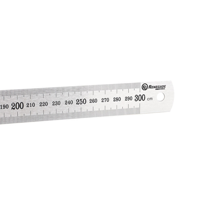 Renegade Industrial 300mm Stainless Steel Ruler - RISSR300 | TradeTools