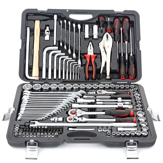 Force 142 Piece Combination Tool Set 1/2", 3/8" & 1/4" - 41421 | TradeTools